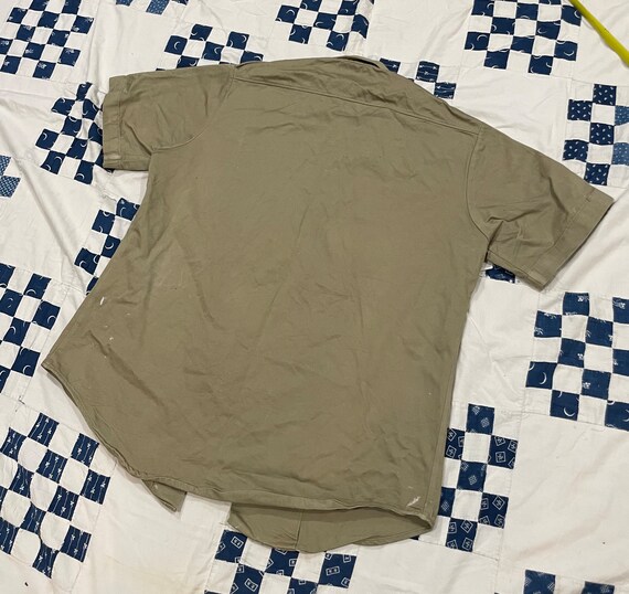 Medium Vintage 60s Paint Splatter US Army Cotton Khak… - Gem