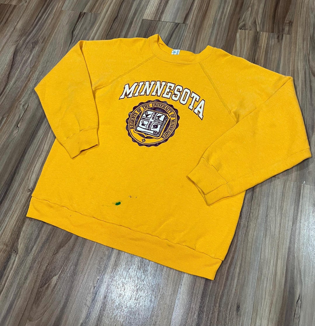 Medium Vintage 80s Champion University of Minnesota Golden Gophers 50/ ...
