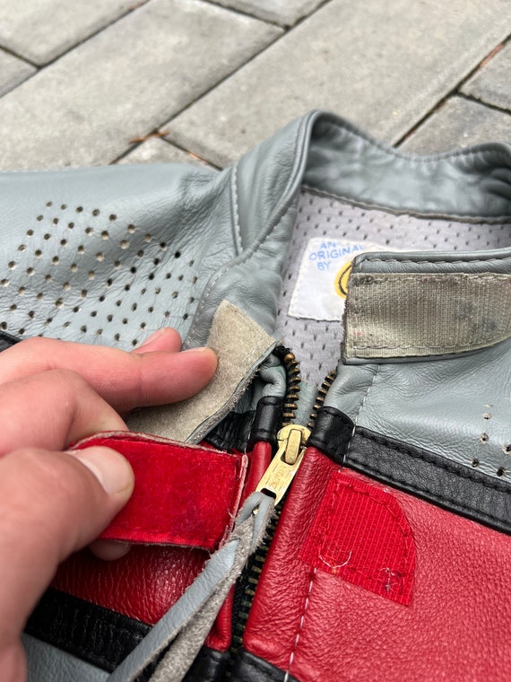 XXS Vintage BATES Leather Motorcycle Racing Jacket Gr… - Gem