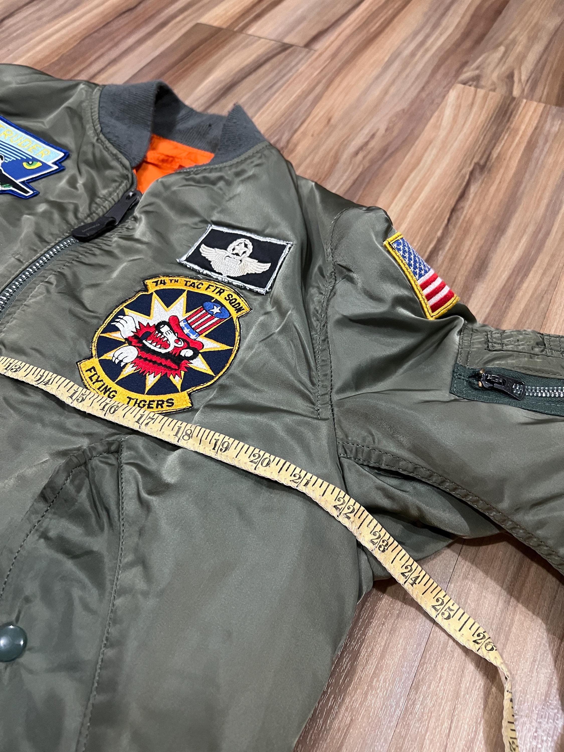 Medium Alpha Industries US Military Air Force L-2B Flight Jacket W ...