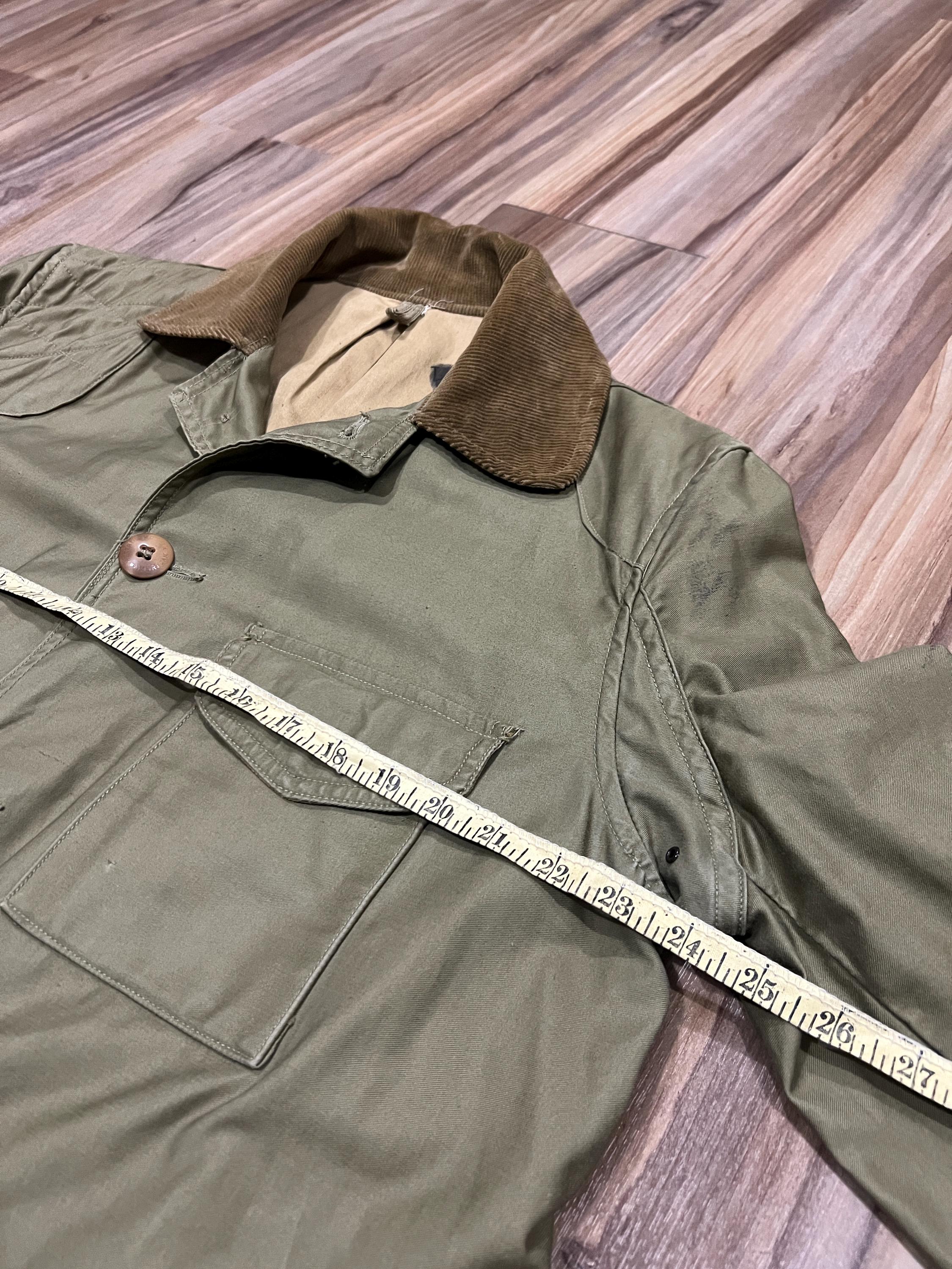 L/XL Vintage 50s Canvas American Field Gun Coats Shooting Hunting ...