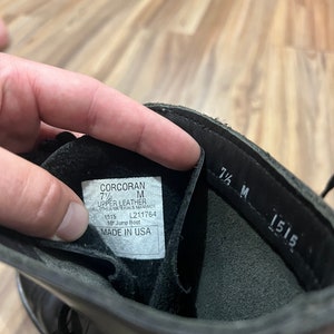 7.5M Corcoran Black Combat Leather Boots US Army Military Men’s - Etsy