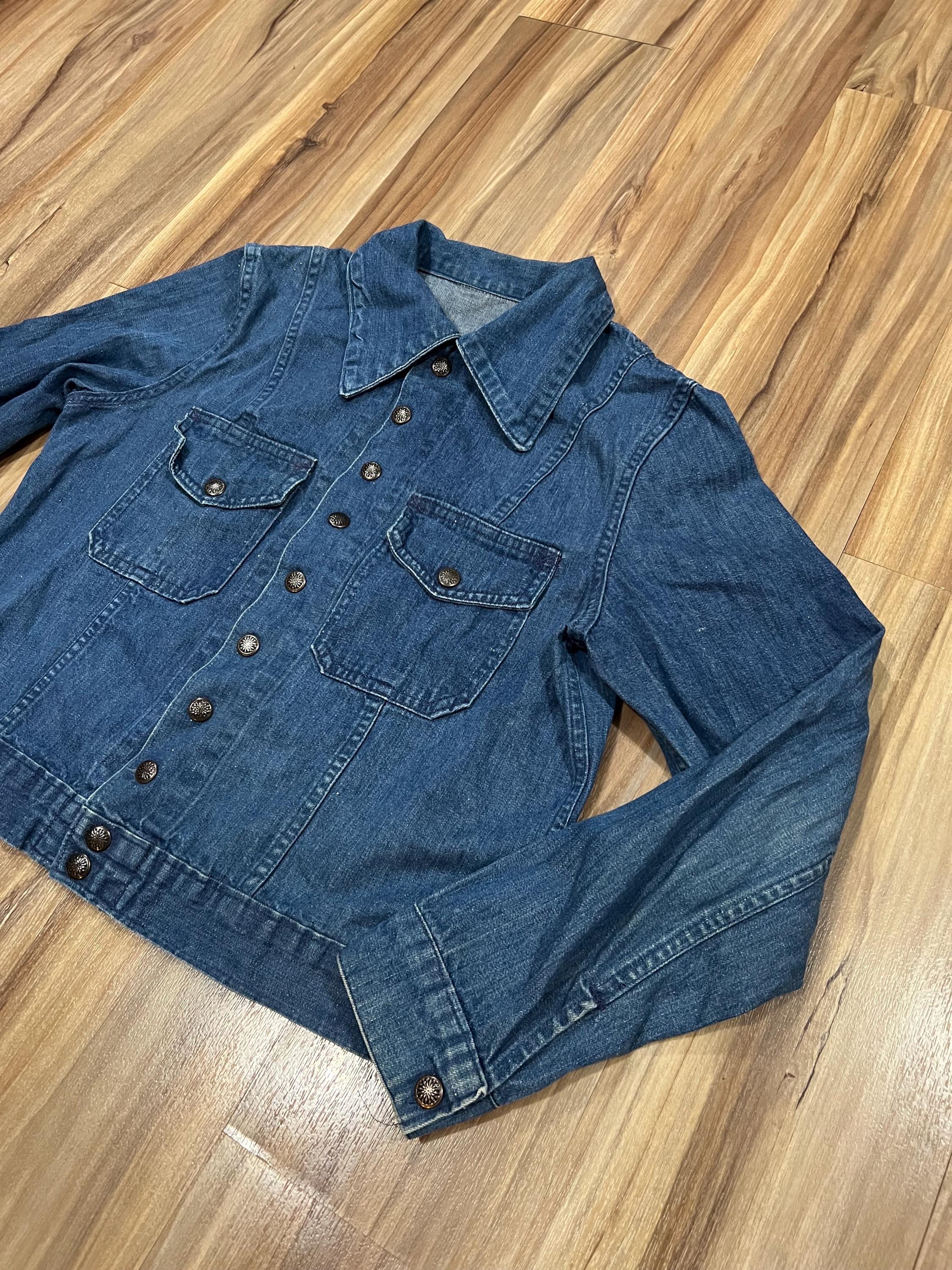 Vintage Montgomery Ward Denim Jacket - Etsy Vintage Montgomery Ward Denim Jacket - Etsy