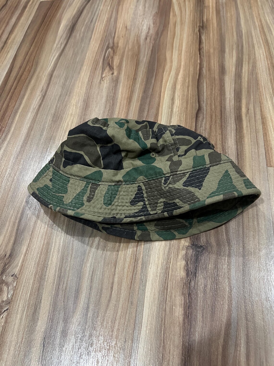 Small Vintage 70s Camo Bucket Hat Hunting Camouflage 100% Cotton - Etsy