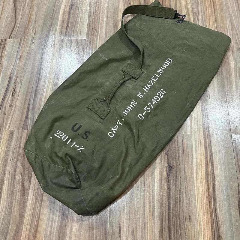 Vintage Military Bag - Etsy