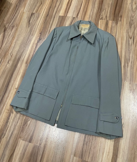 vintage gabardine jacket made - Gem