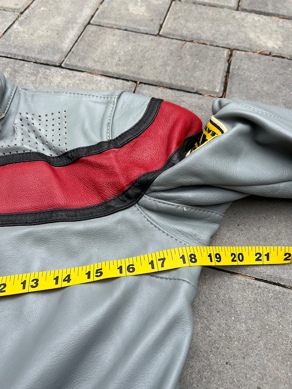 XXS Vintage BATES Leather Motorcycle Racing Jacket Gr… - Gem