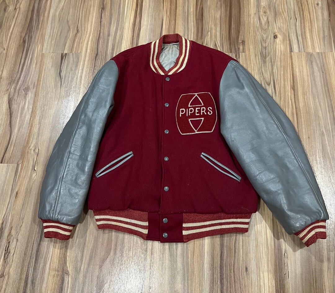 Large Vintage 60s Varsity Letterman Jacket Hamline University Minnesota ...