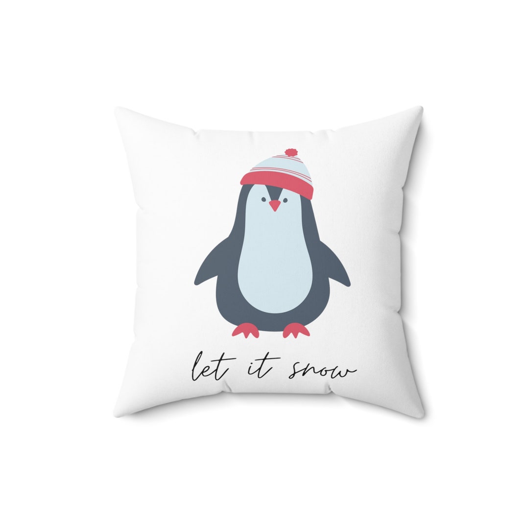 Penguin Square Pillow - Etsy