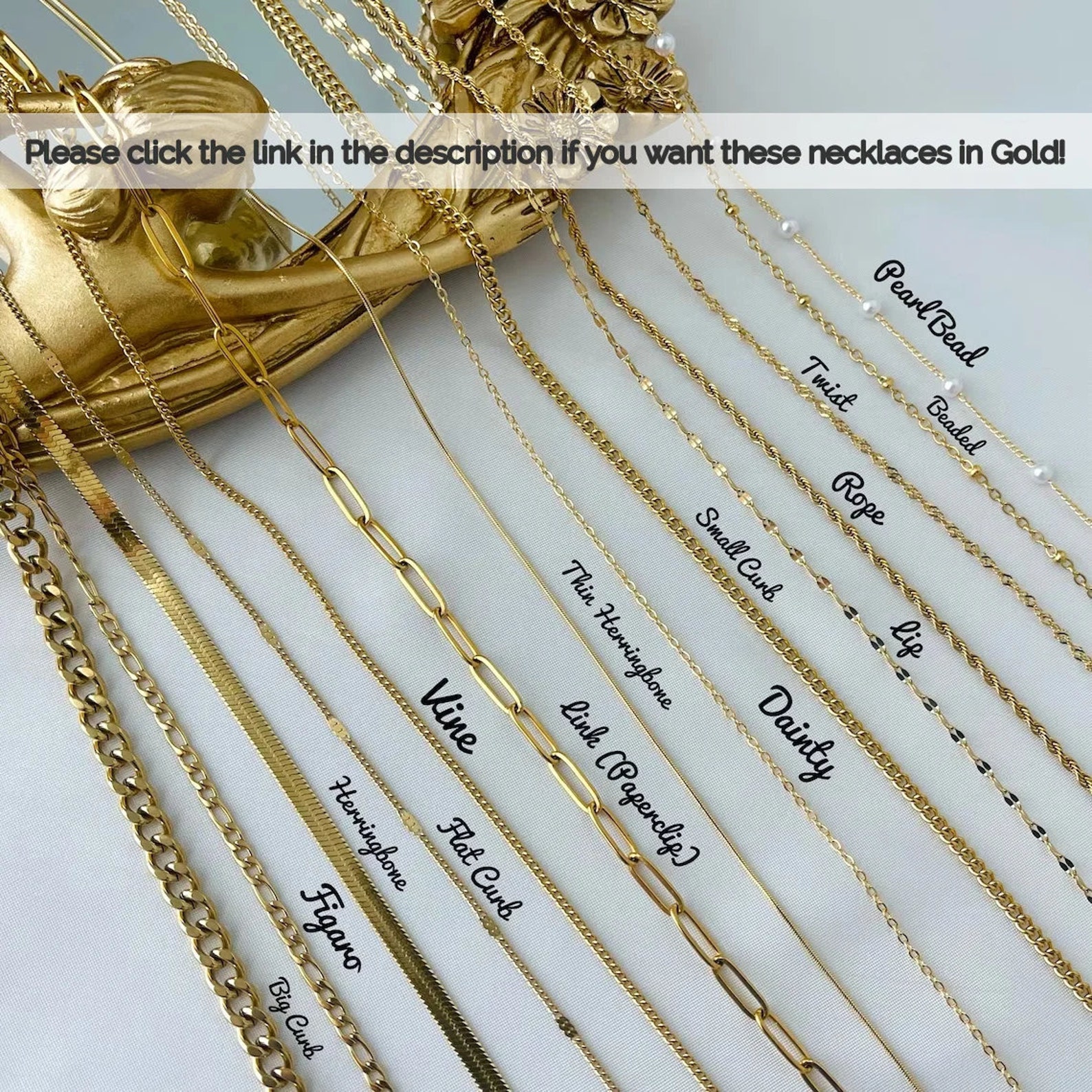 SILVER Chain Necklace for Men Stainless Steel Chain Layered - Etsy