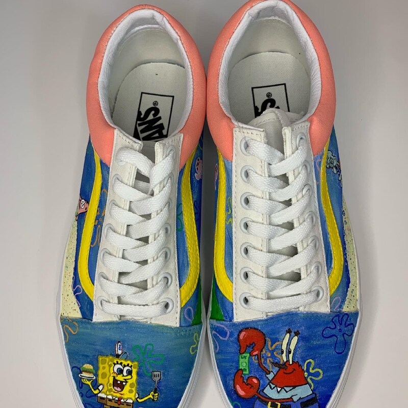 Custom Painted Vans - Etsy