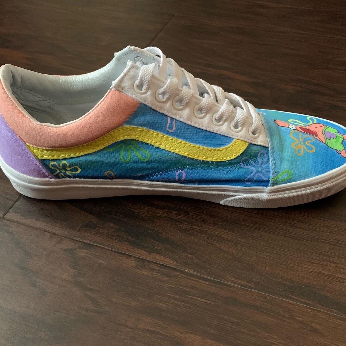 Spongebob Custom Painted Vans - Etsy