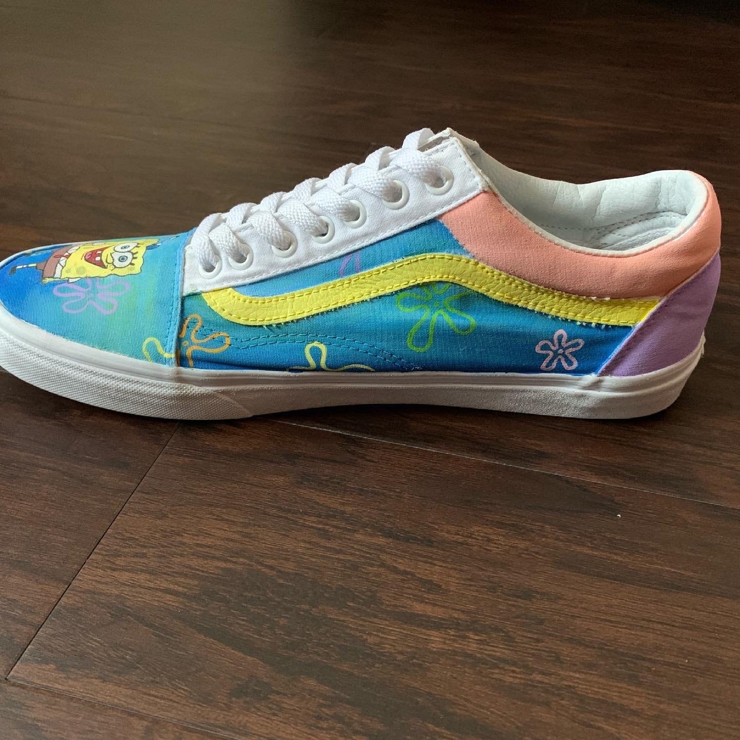 Spongebob Custom Painted Vans - Etsy