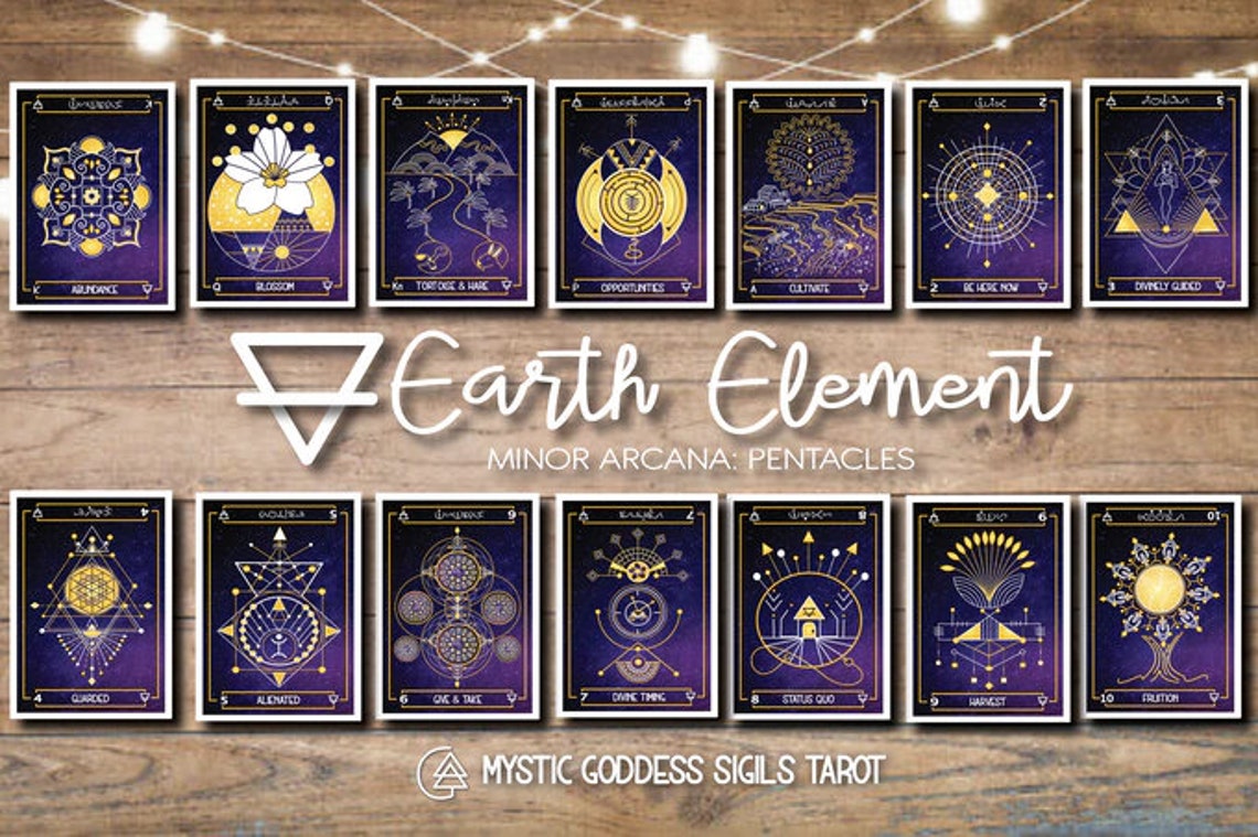 Mystic Goddess Sigils Tarot Deck: 78-cards PDF Guidebook - Etsy