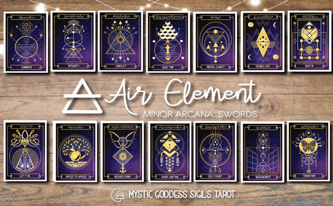 Mystic Goddess Sigils Tarot Deck: 78-cards PDF Guidebook - Etsy