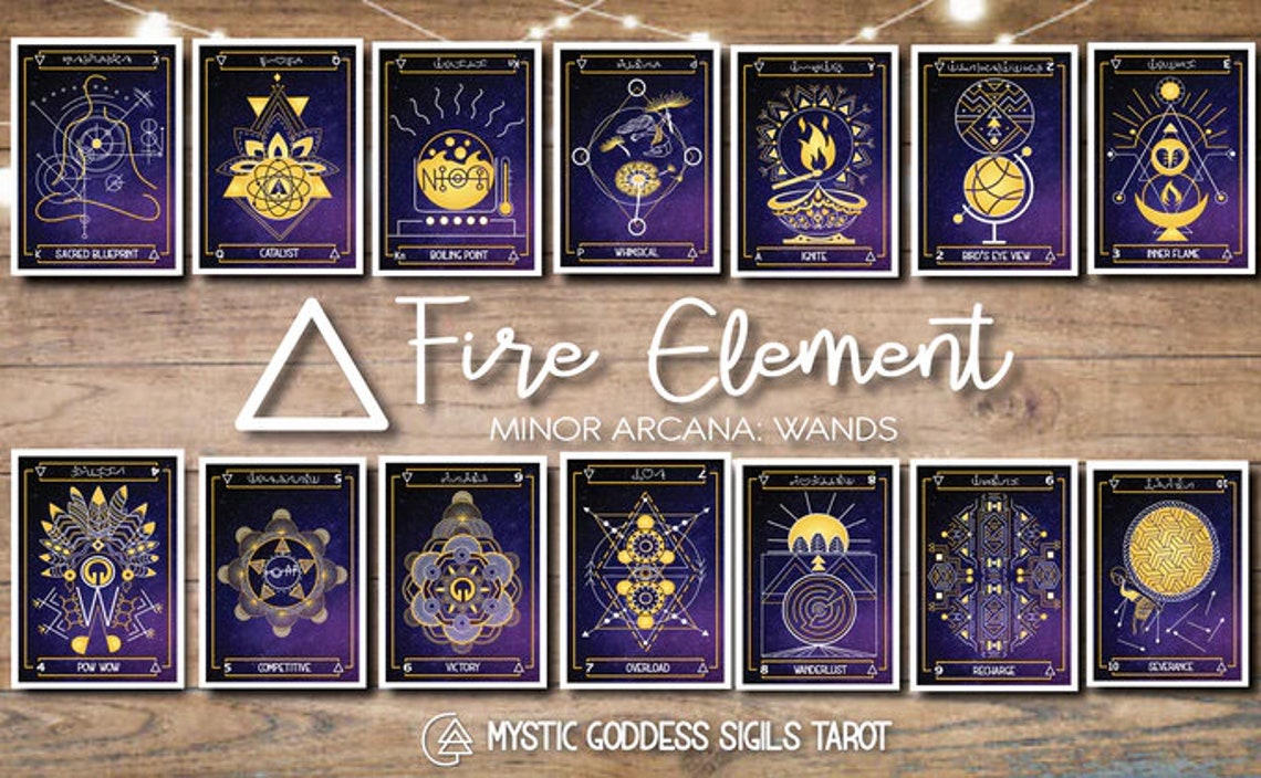 Mystic Goddess Sigils Tarot Deck: 78-cards PDF Guidebook - Etsy