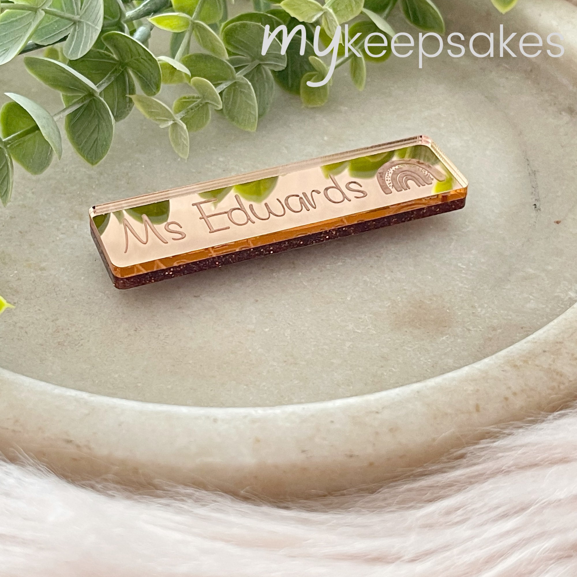 Teacher Badge Name Badge Magnetic Badge Customisable - Etsy Australia