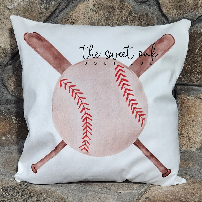 Baseball Pillow - Etsy