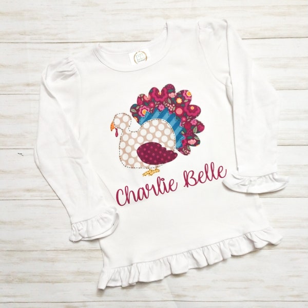 Girls Turkey Shirt - Etsy