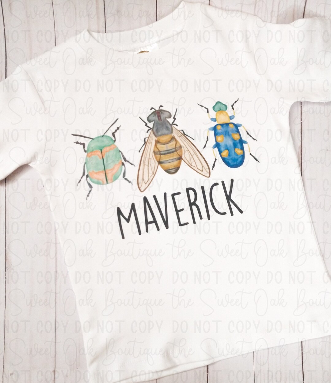 Watercolor Bugs Shirt Personalized Bug Trio Shirt Custom Toddler Shirt ...