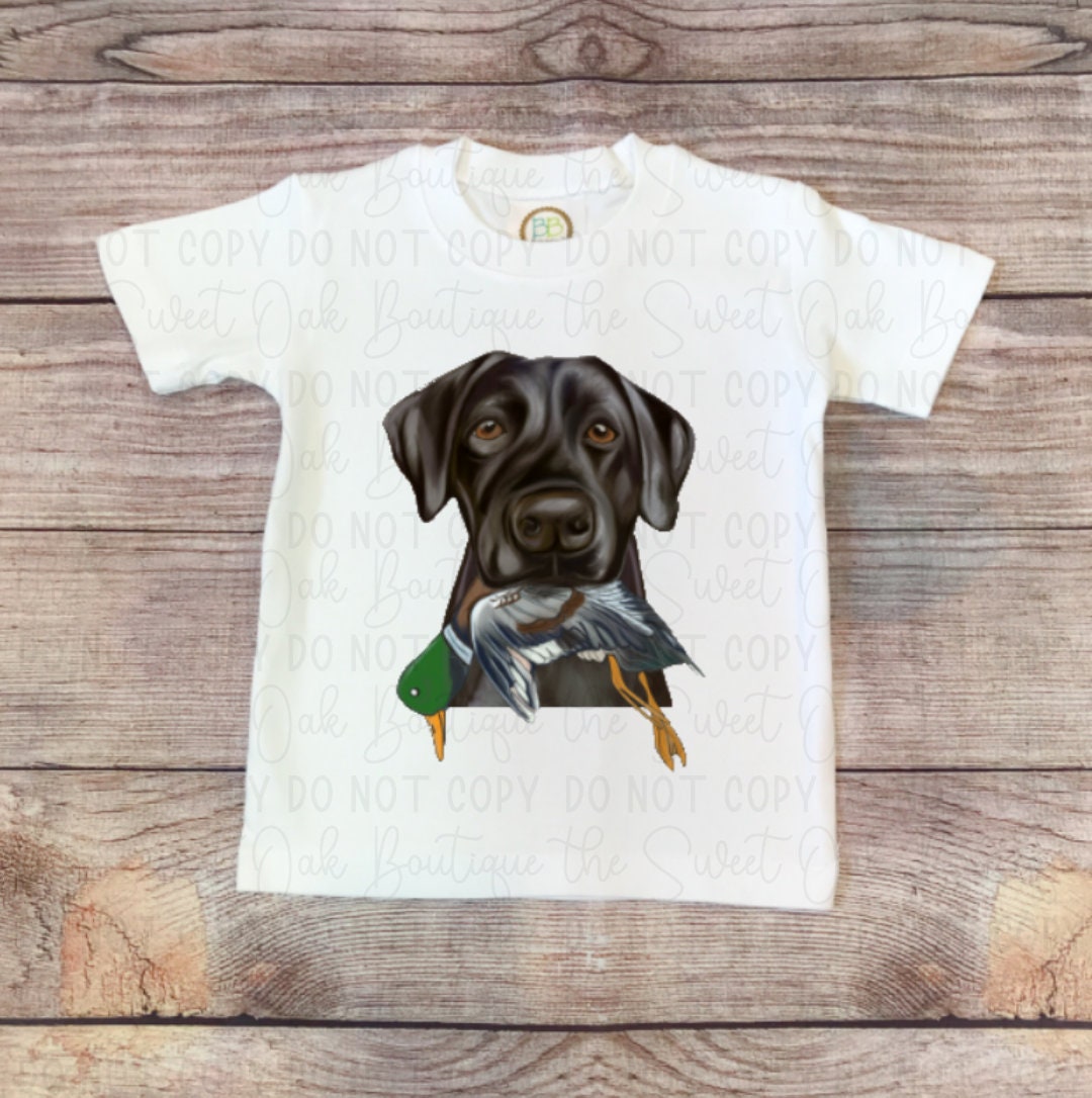 Watercolor Hunting Shirt, Custom Toddler Hunting Dog Shirt, Duck ...