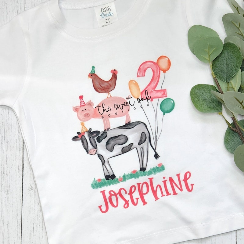 Kids Farm Shirt - Etsy
