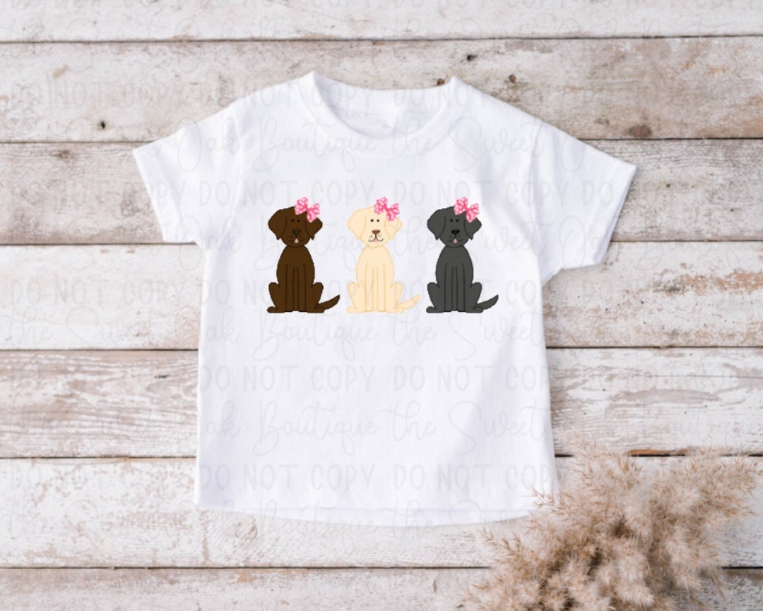 Girl Puppy Shirt, Custom Toddler Dog Shirt, Girly Pups Shirt, Puppy ...