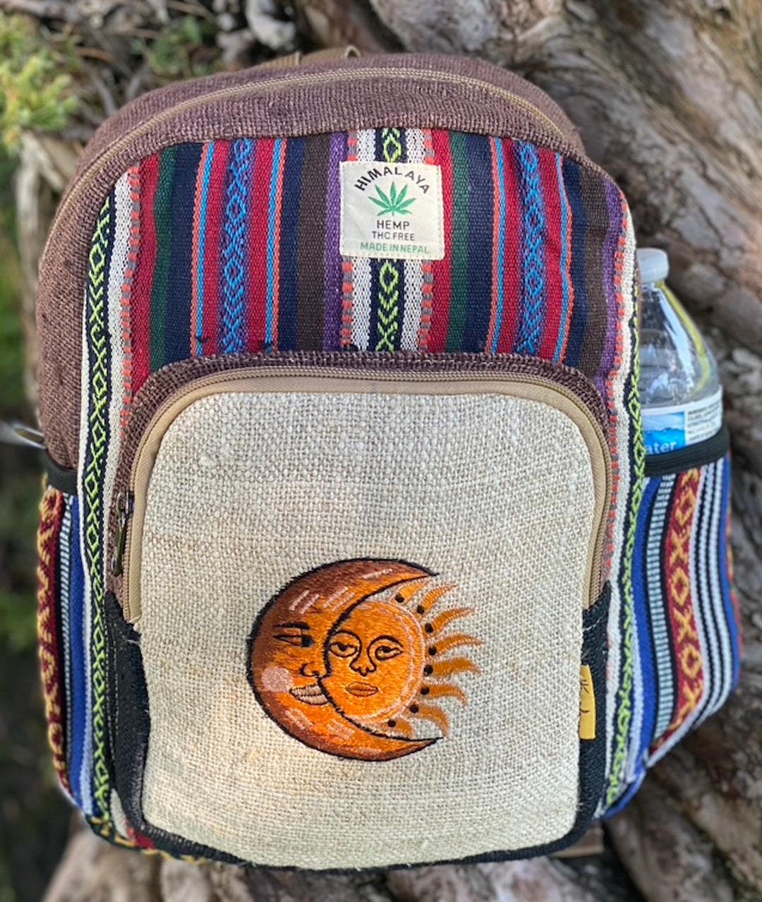 Hemp Handmade Backpack , Eco-friendly , Unique Backpack, Hiking Sun ...