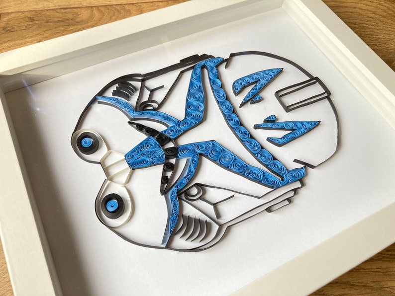 Paper Quilling Star Wars Captain Rex Clone Trooper Helmet - Etsy