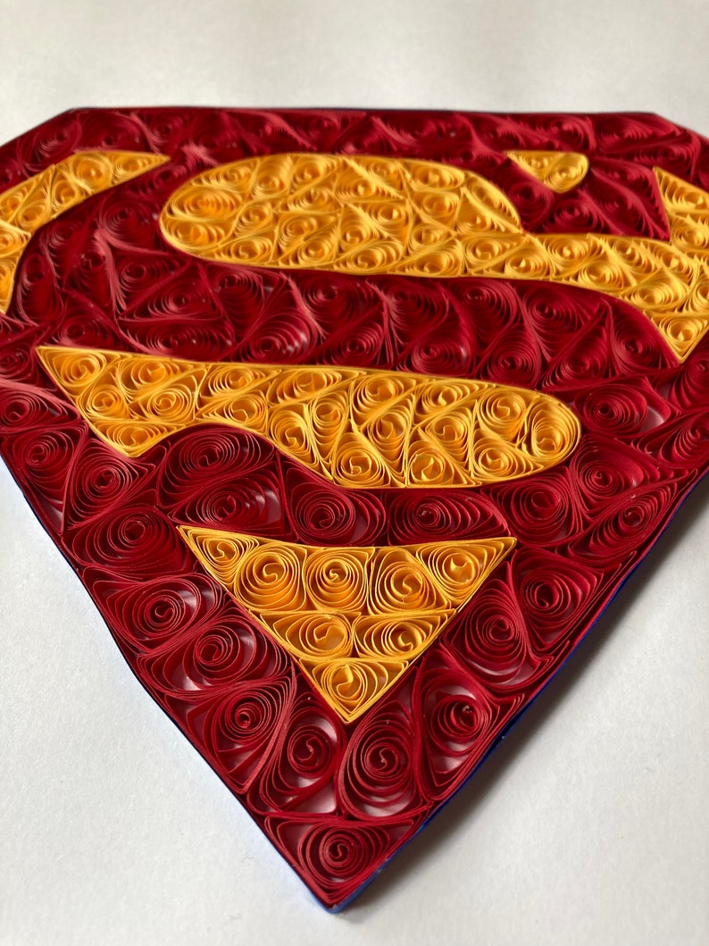 Papel Quilling Logotipo de Batman, DC Comics - Etsy México