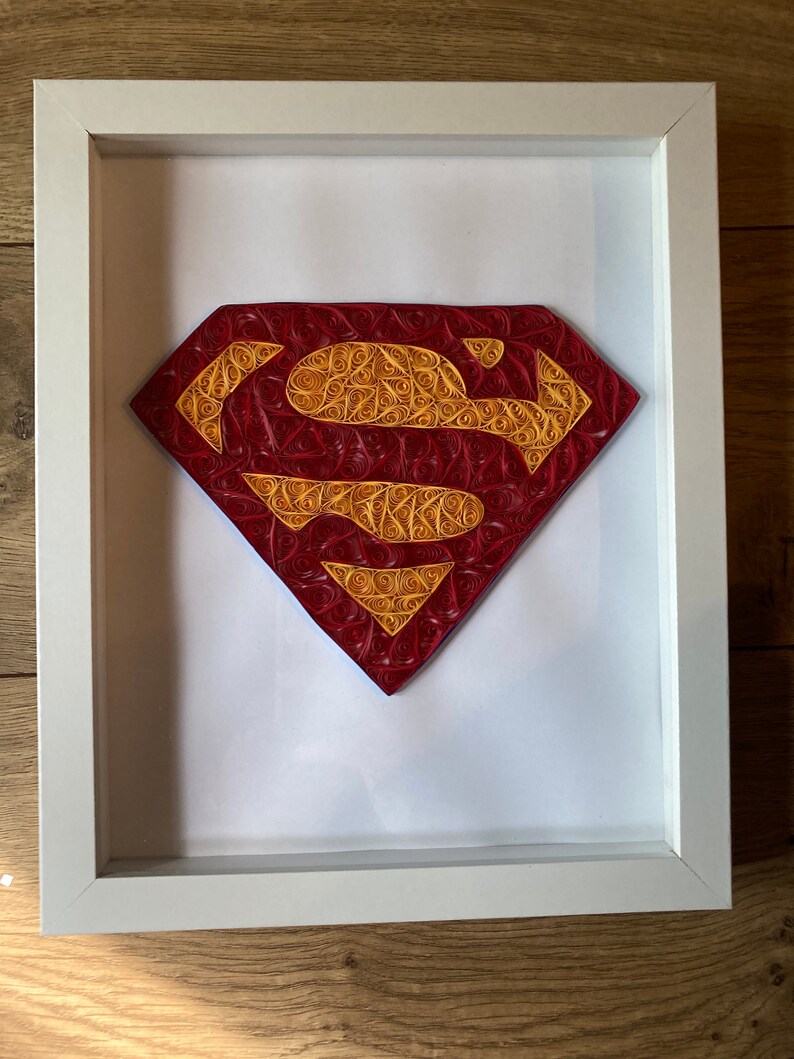 Papel Quilling Logotipo de Batman, DC Comics - Etsy México