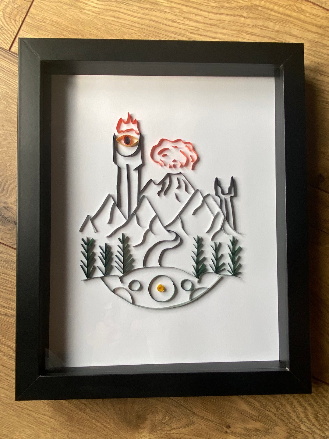 Paper Quilling Lord of the Rings, Tolkien Art - Etsy