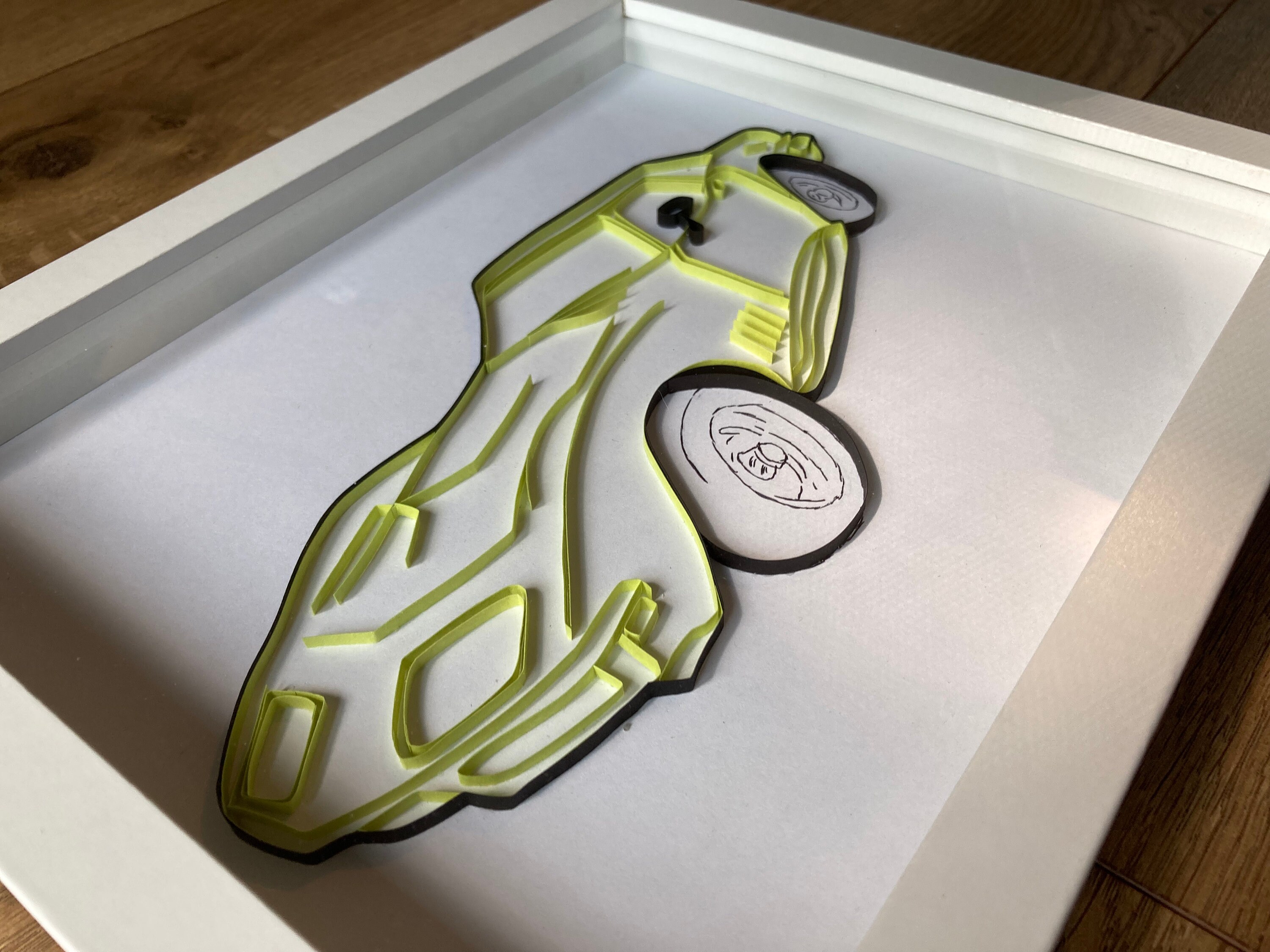 Paper Quilling Vintage Corvette Stingray - Etsy