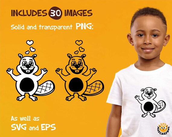 Beaver Digital Stamps Beaver Svg Files for Cricut Monogram - Etsy