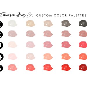 Complete Customization: Color Palette Design Template | Etsy