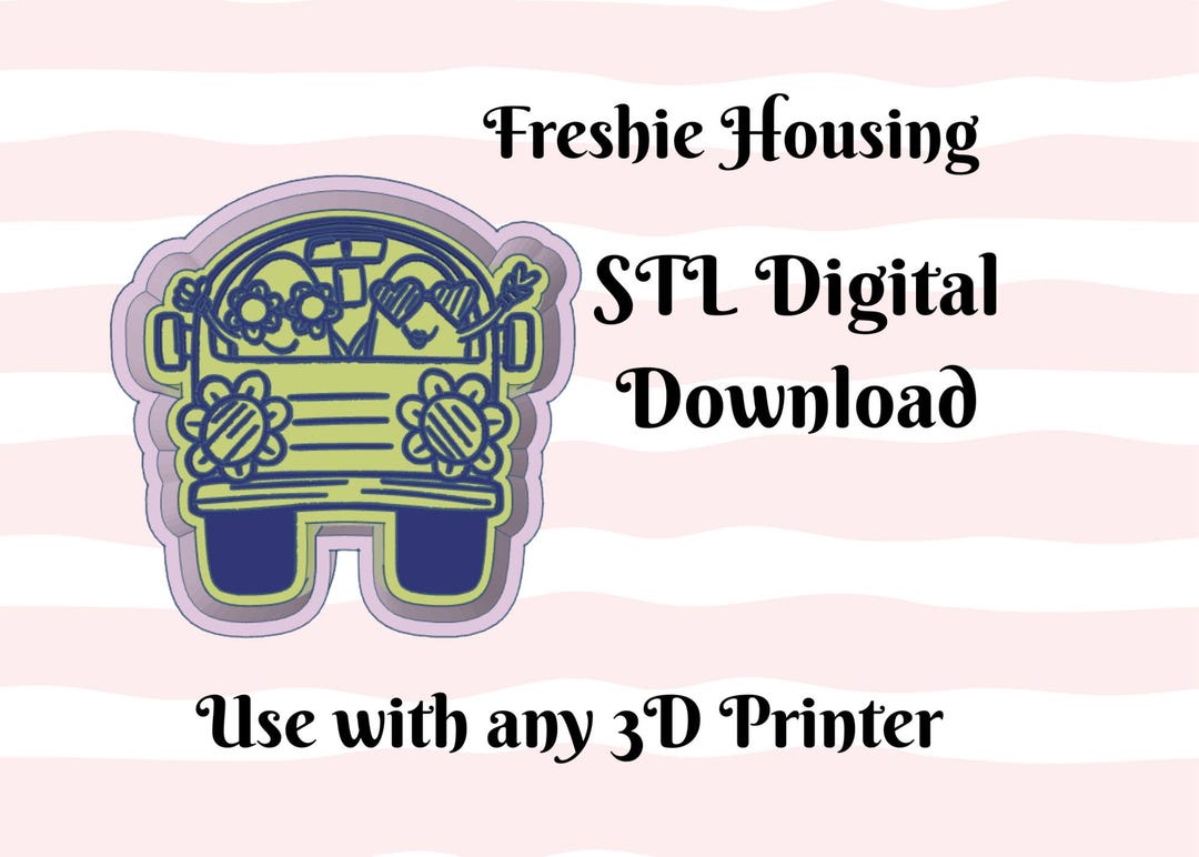 Cool Bus STL Digital File 3D Mold Housing STL File, Digital Download ...