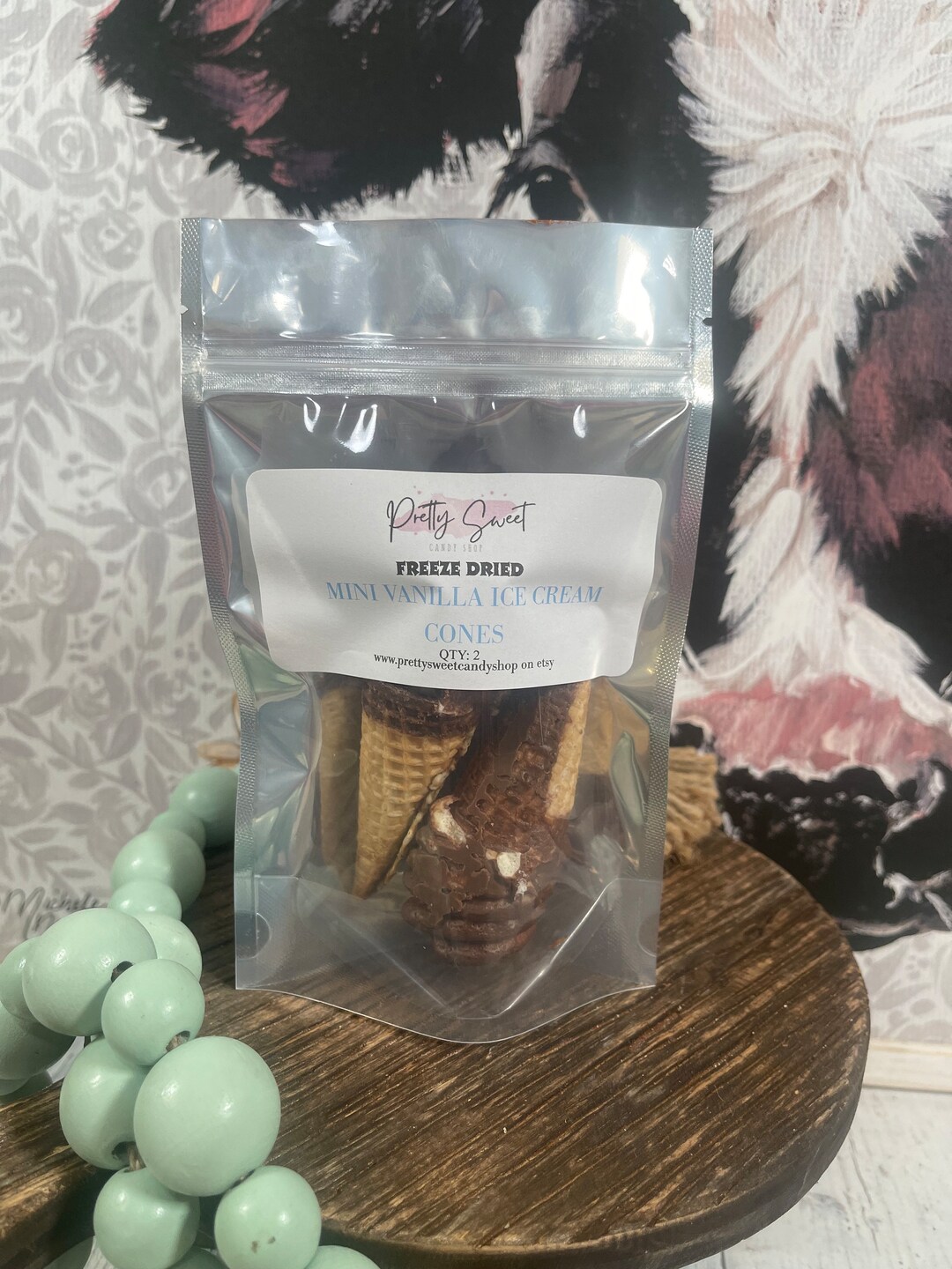 Freeze Dried Mini Chocolate Ice Cream Cone, Chocolate, Cone, Ice Cream ...