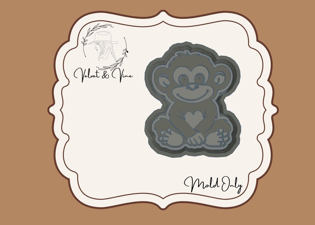 Monkey Freshie Mold - Etsy