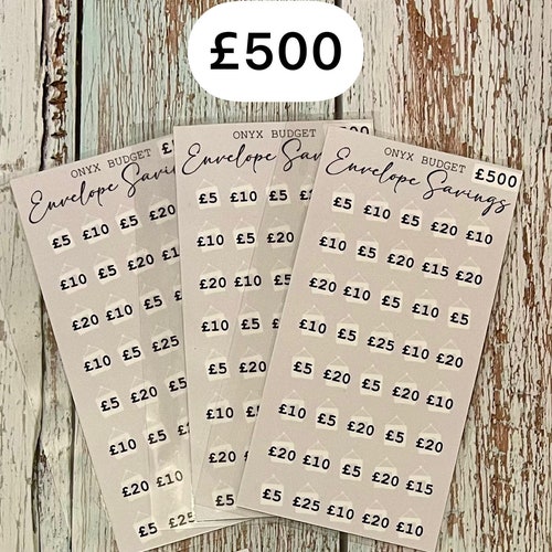 One Pound Savings Challenge Tracker Laminated A6 Suitable - Etsy UK