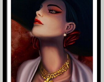Lady Dimitrescu Poster - Etsy