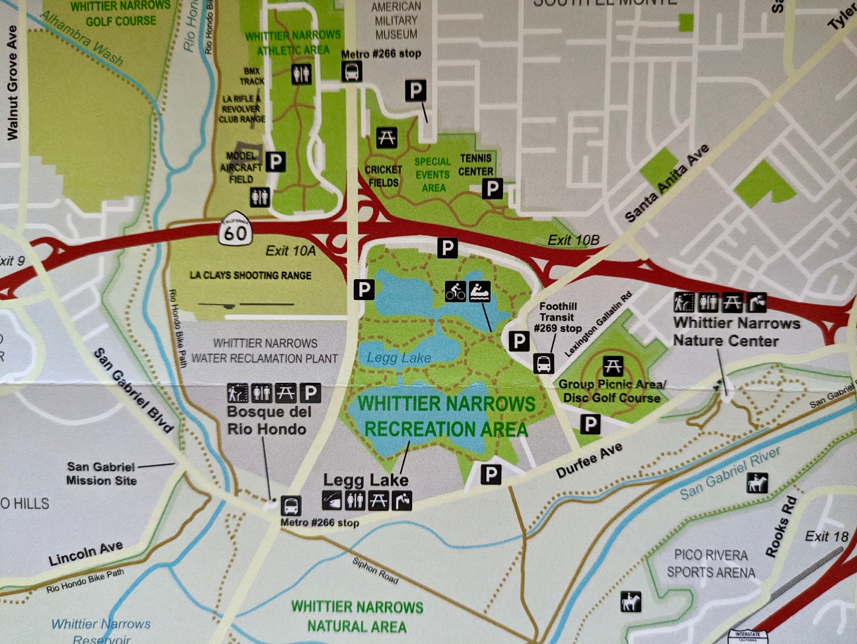 Whittier Narrows Map & Guide - Etsy