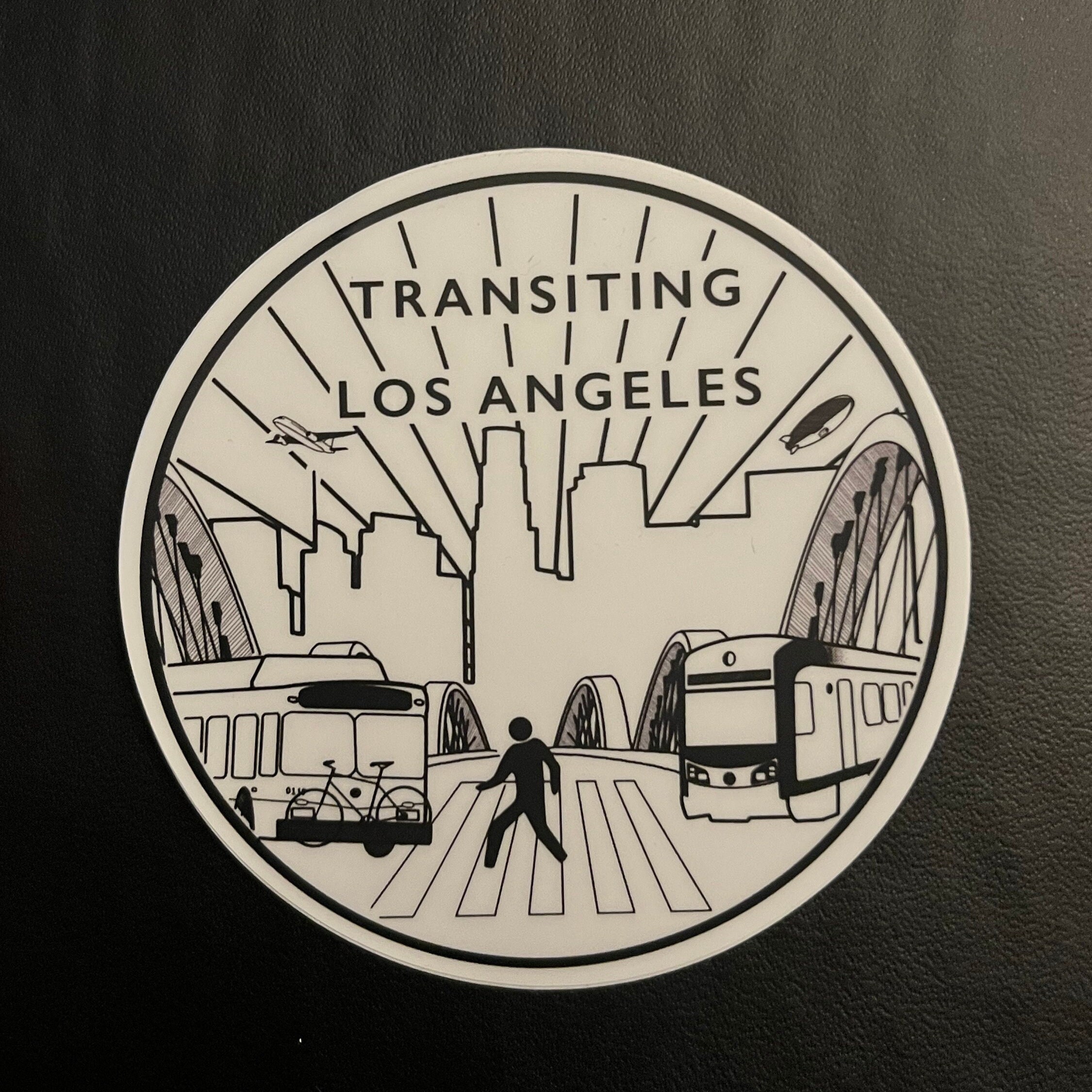 Transiting LA Sticker Logo - Etsy