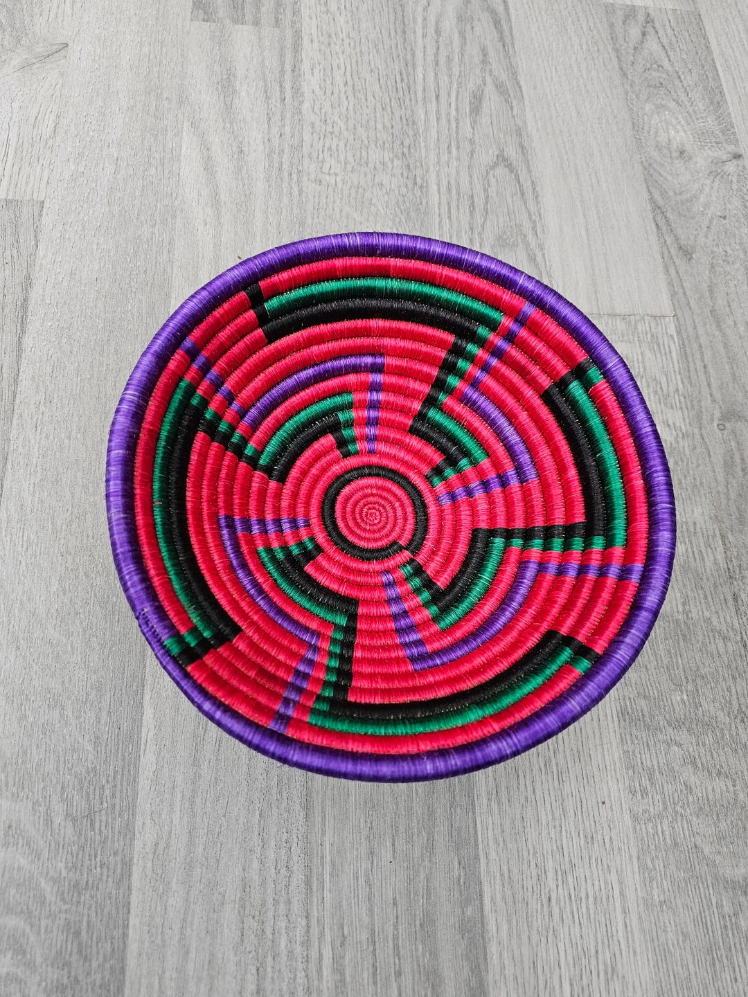 Rwanda Basket / African Basket / African Wall Baskets / Straw Basket ...