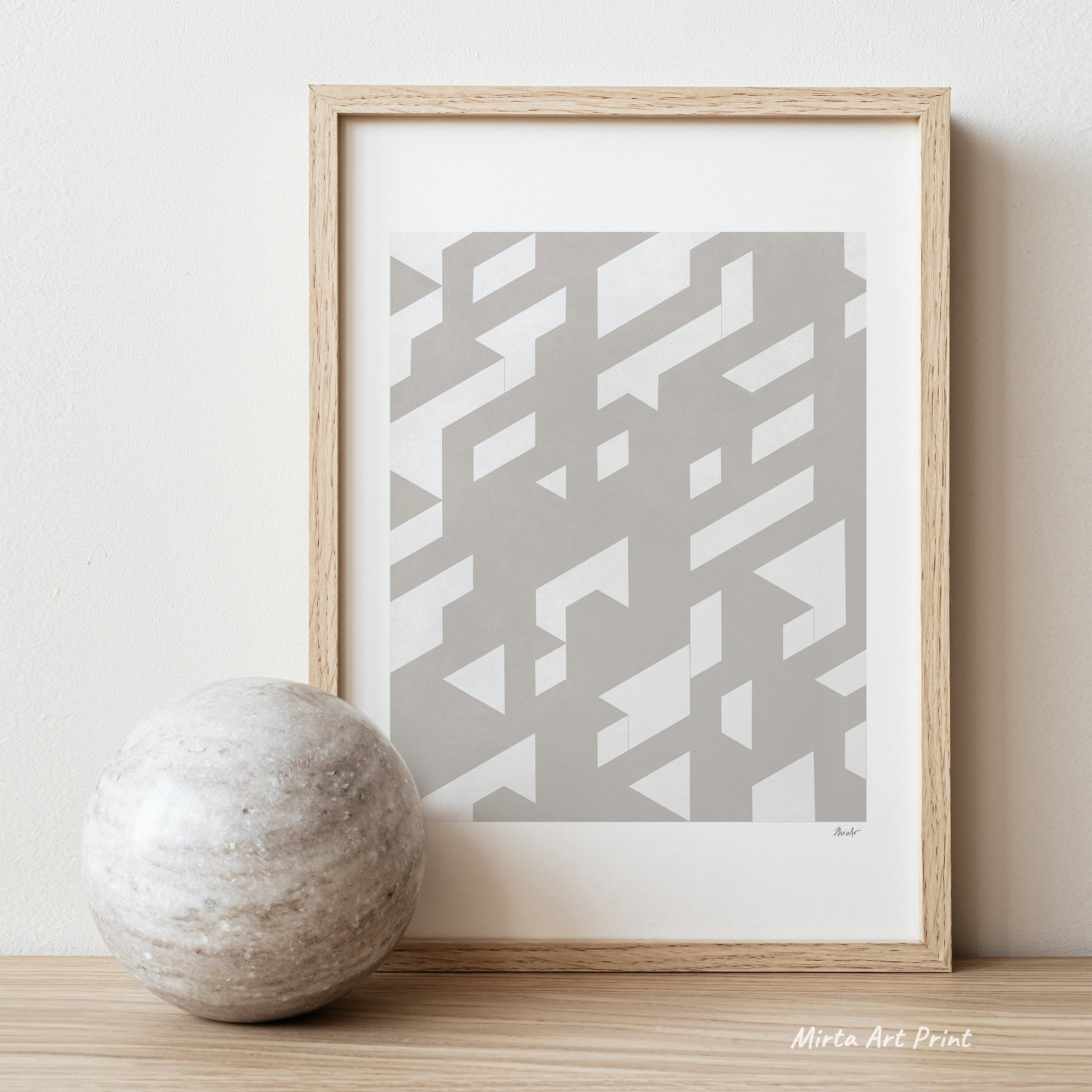 Minimalist Printable Wall Art Modern Art Print Geometric Digital Print ...