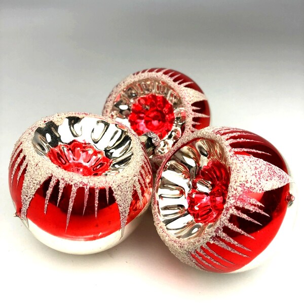 Red Mercury Glass - Etsy