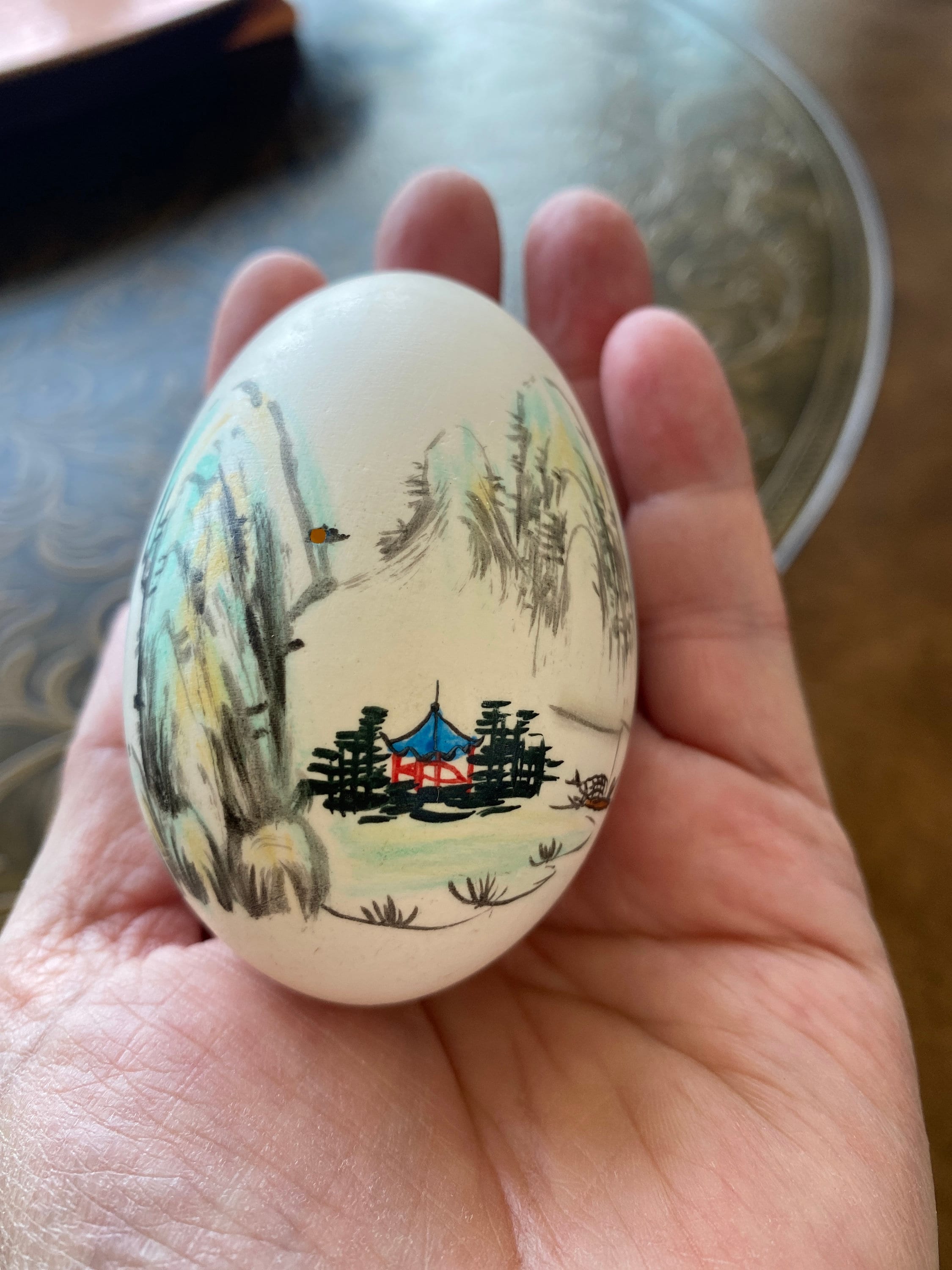 Hand Painted Real Egg - Etsy