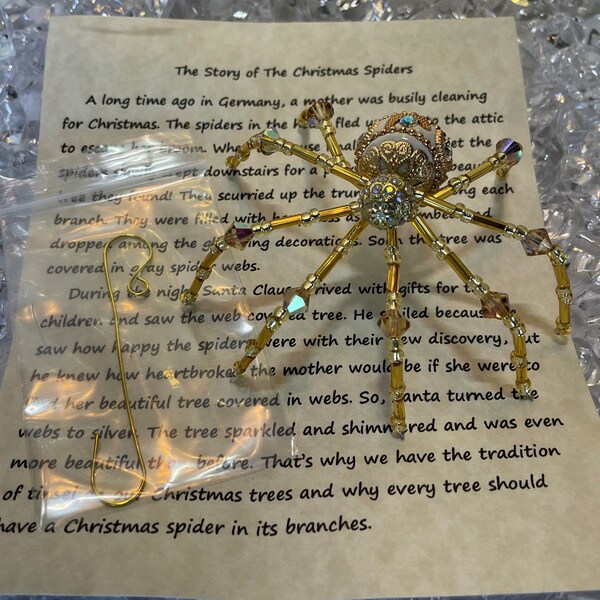 Spider Christmas Tree Ornament - Etsy