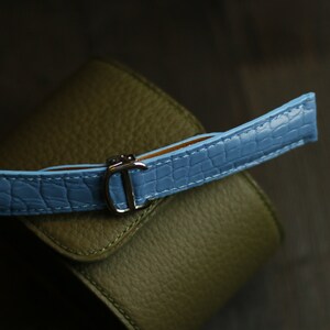 Sierra Blue Alligator Leather Cartier Watch Strap-cluon Cartier L1-SIERRA BLUE-V-S-M-N- - Etsy