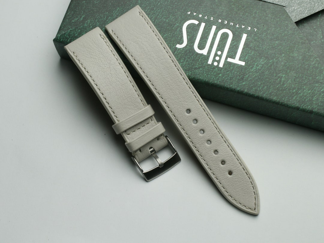 Vachetta Cream Leather Watch Strap - VACHETTA-CREAM-0-K-M-N- - Etsy