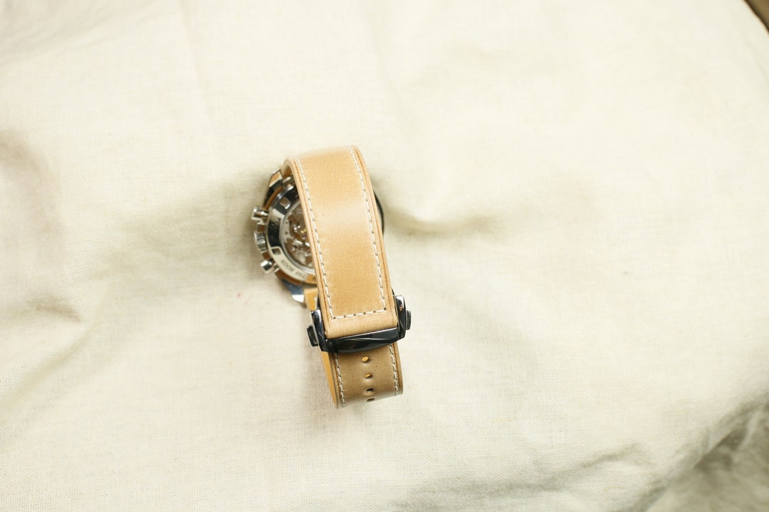 Omega Shell Cordovan Natural Watch Strap-shell Omega-natural-f-k-th-n ...